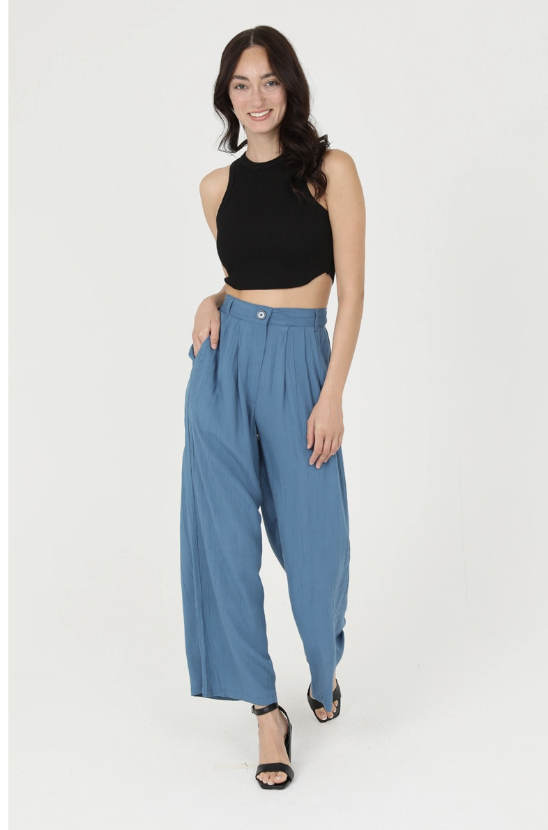 Anige Button Front Pants (B3668) ASIS - Creations Boutique