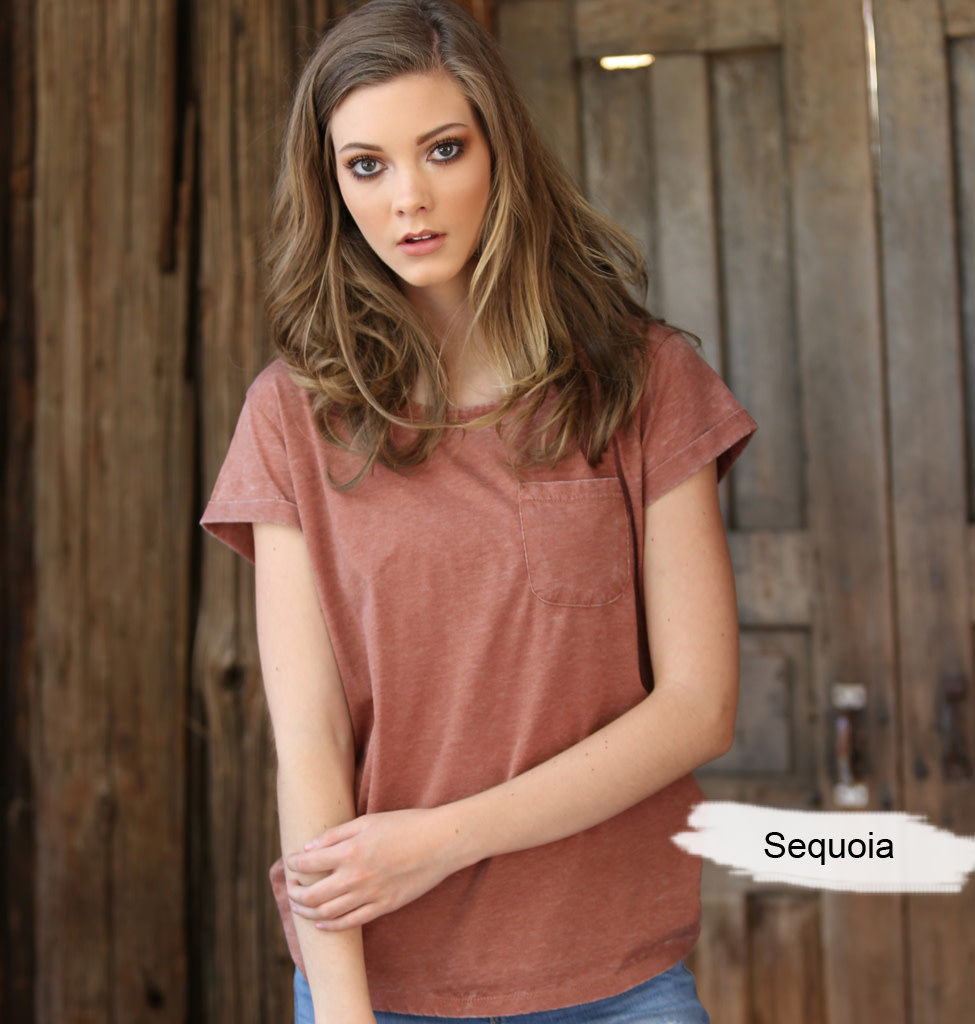 Angie Softwash Pocket Tee - Creations Boutique