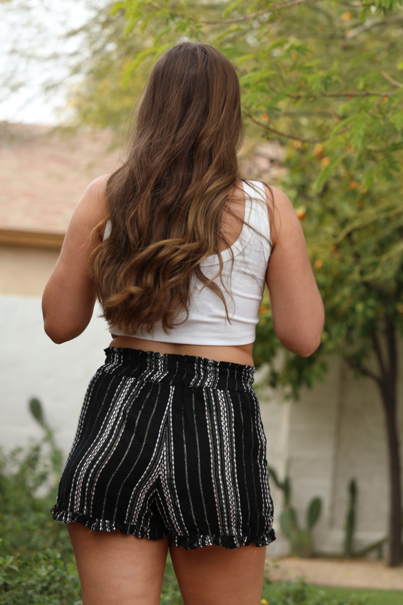 Angie Drawstring Short (25Q77) - Creations Boutique
