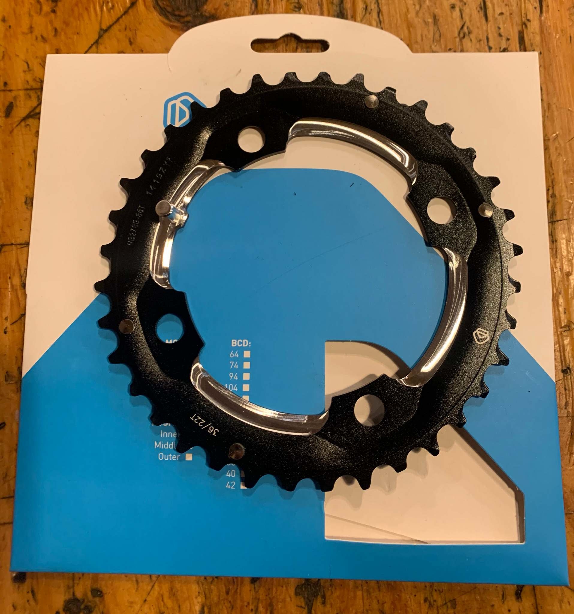 Dimension 36t x 104mm Chainring, Silver - Natural Cycleworks