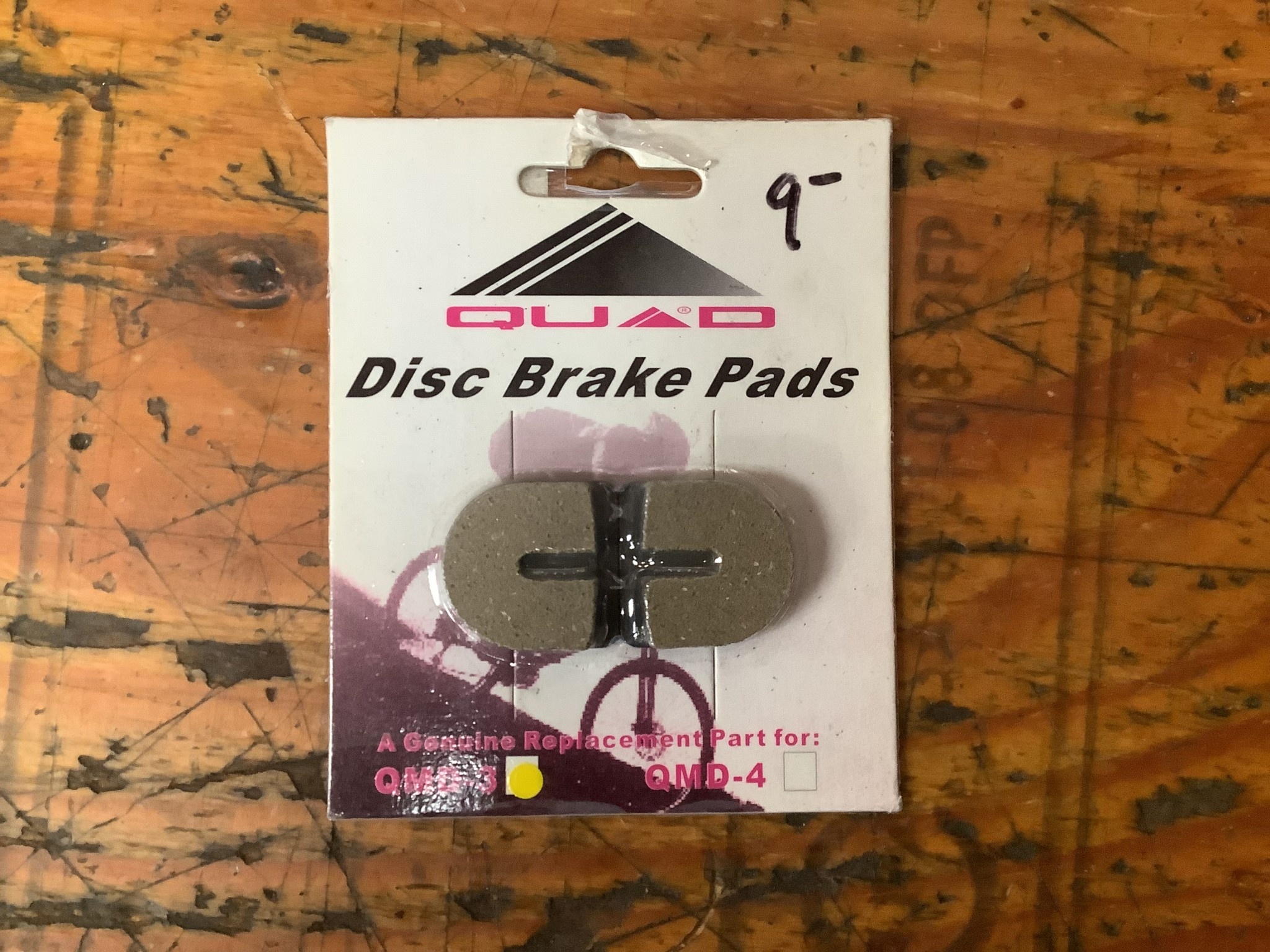 NOS QUAD QMD-3 Disc Brake Pads - Natural Cycleworks