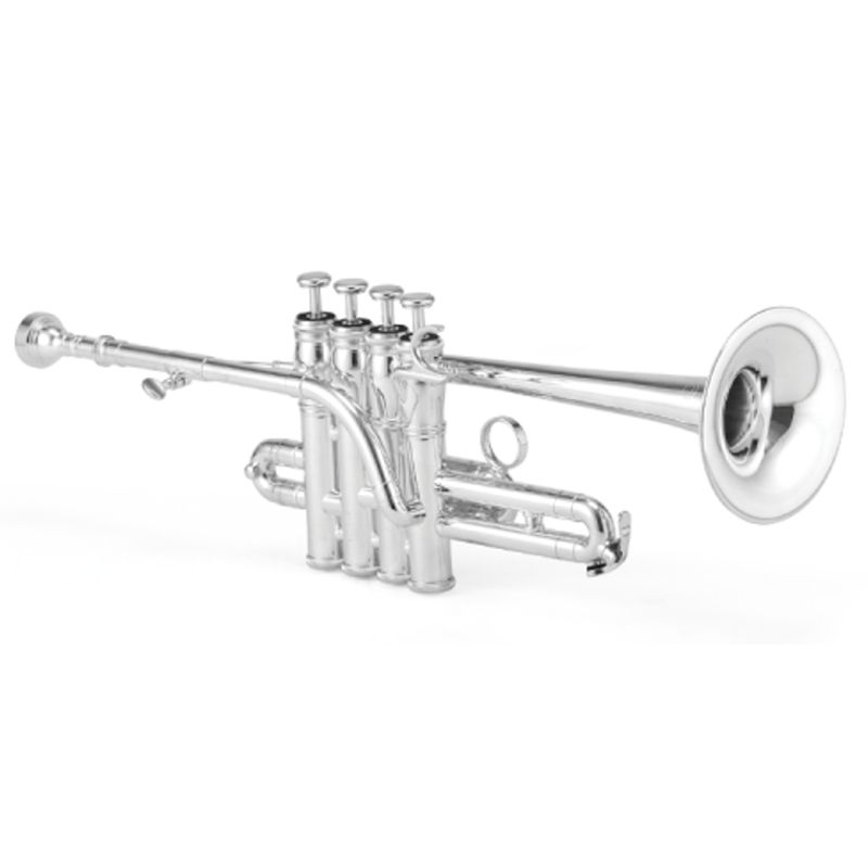 Jupiter Jupiter 1700S XO Model Bb/A Silver-Plated Piccolo Trumpet ...