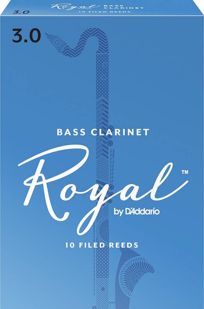 Rico Rico Royal Bass Clarinet Reeds Pack of 10 - Dillon Music