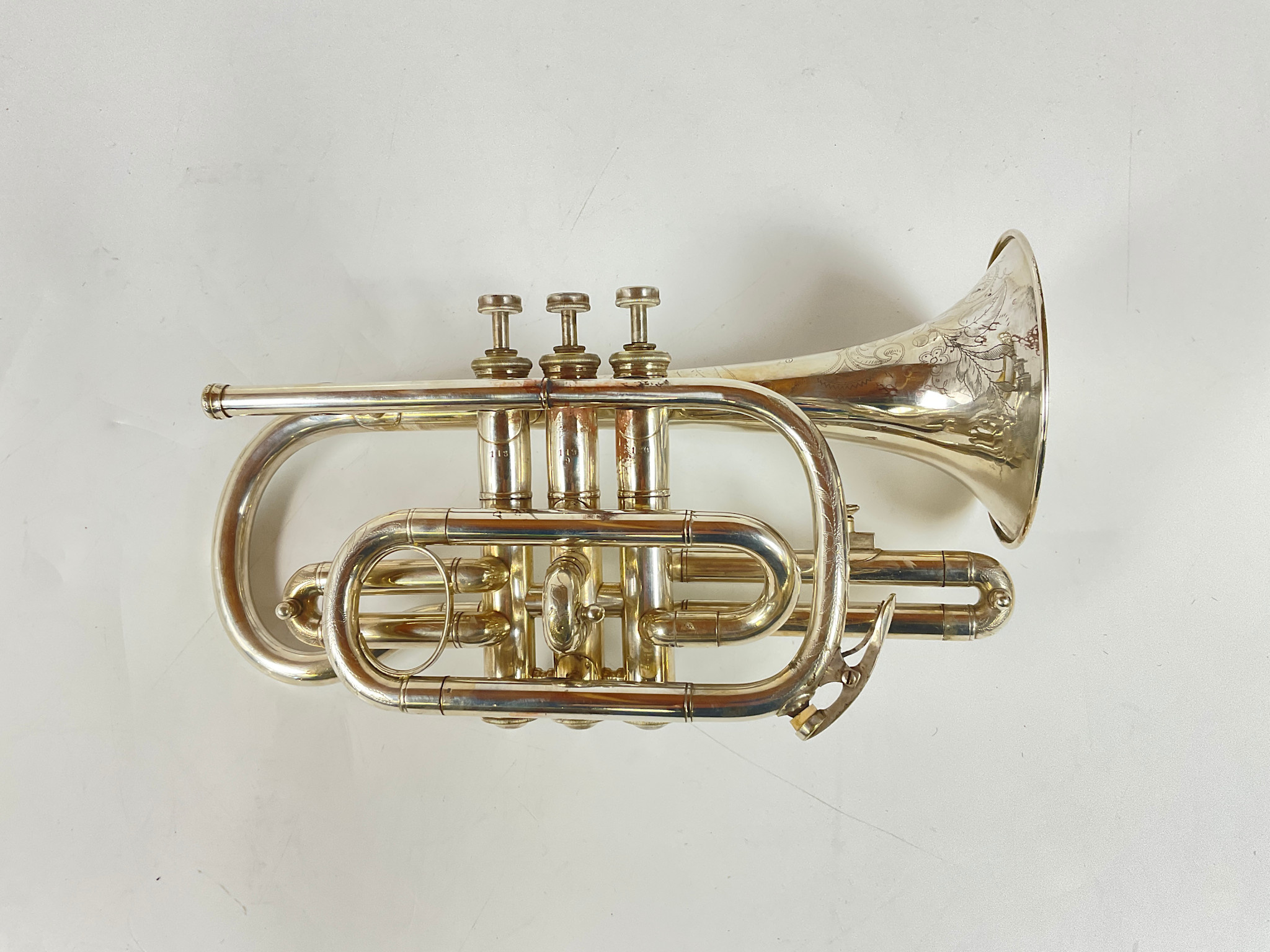 Used Marceau Antique Bb Cornet [38308] - Dillon Music