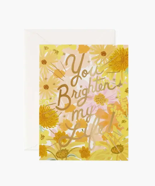 Rifle Paper Co - RP RPGCMI - You Brighten My Life Card - Gus and Ruby ...