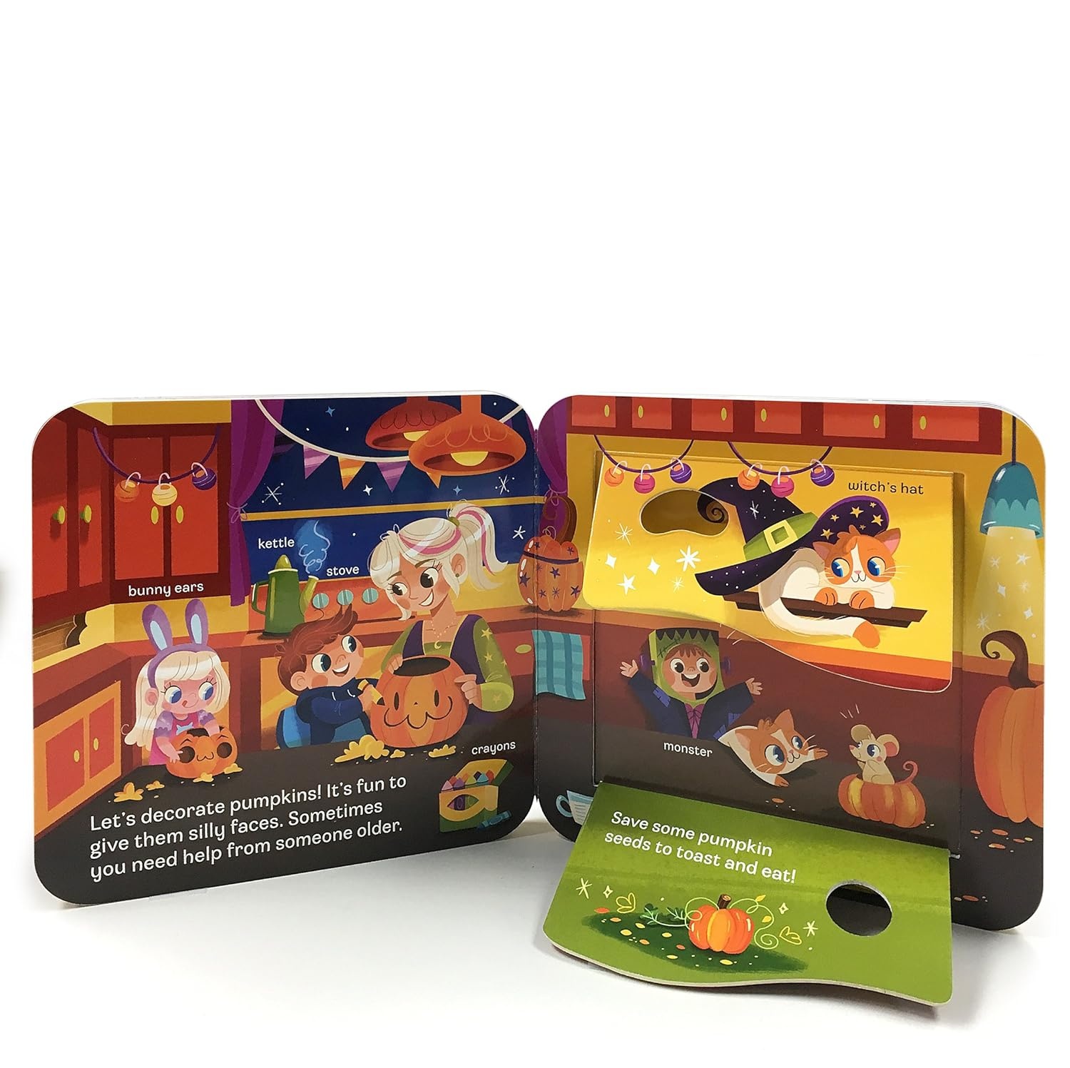 Boo Life-a-Flap Halloween Board Book - ZukaBaby