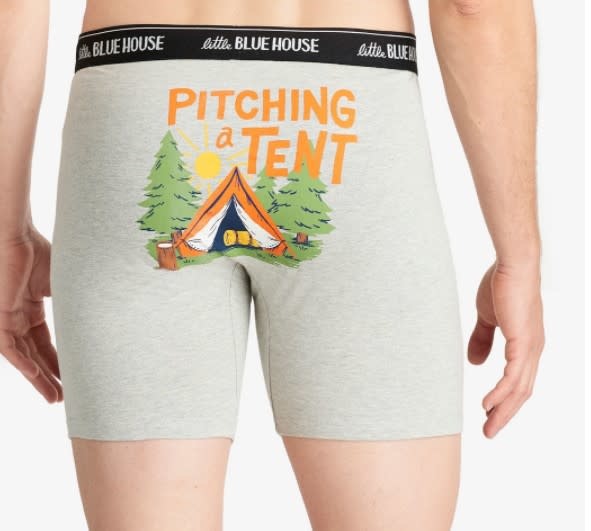PITCHING A TENT MEN'S BOXER BRIEF - Schoolhouse Earth