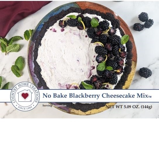 NO BAKE BLACKBERRY CHEESECAKE MIX - Schoolhouse Earth