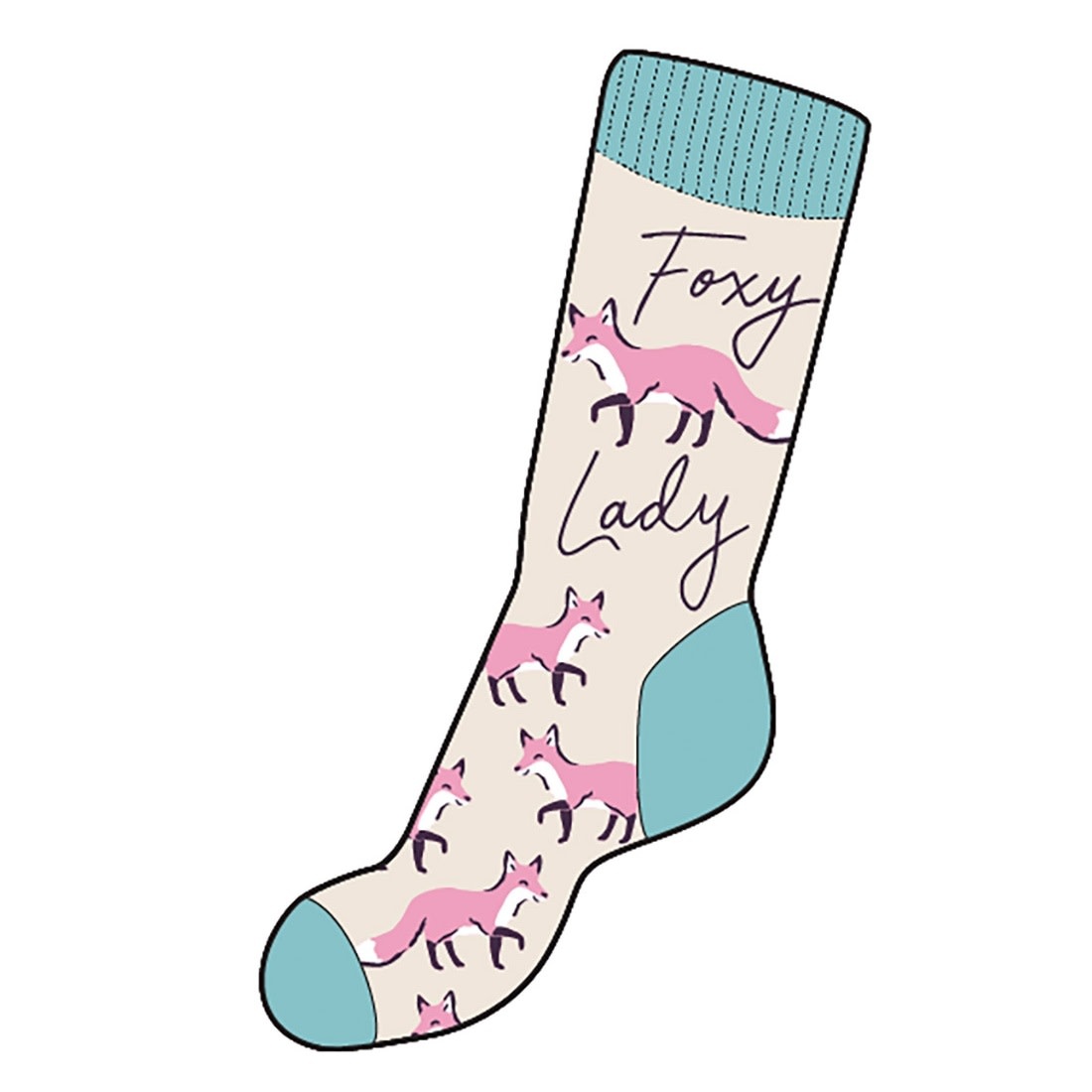 FOXY LADY CREW SOCKS - for her - Schoolhouse Earth
