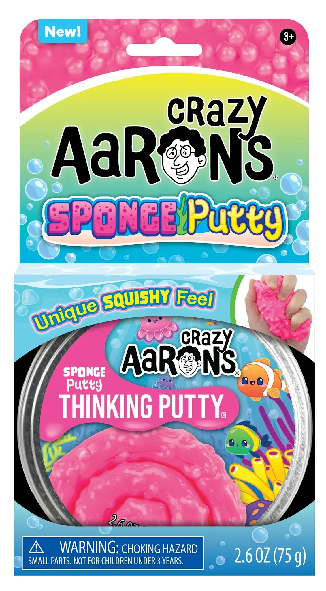 SPONGE PUTTY THINKING PUTTY TIN - Schoolhouse Earth
