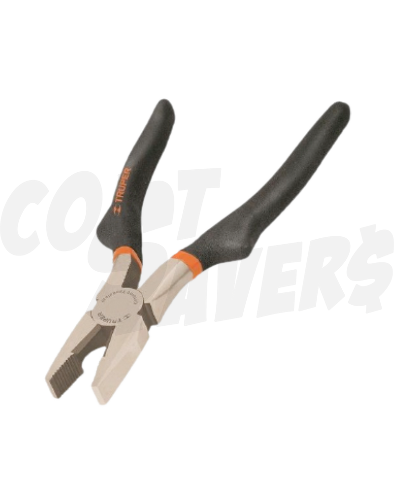 Truper 8'' Lineman's Pliers Vinyl Handle ( 17308 ) - Cost Savers