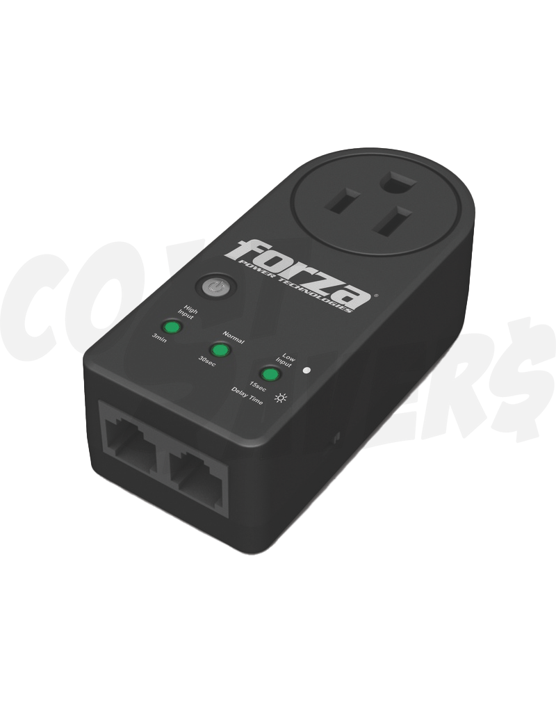 Forza Voltage Protector 900 Joules (Black) - Cost Savers
