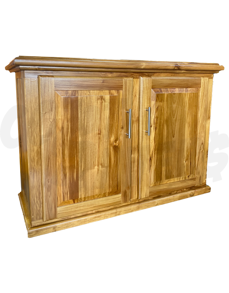 4ft Island Counter w/ Tile Top (Teak) - Cost Savers