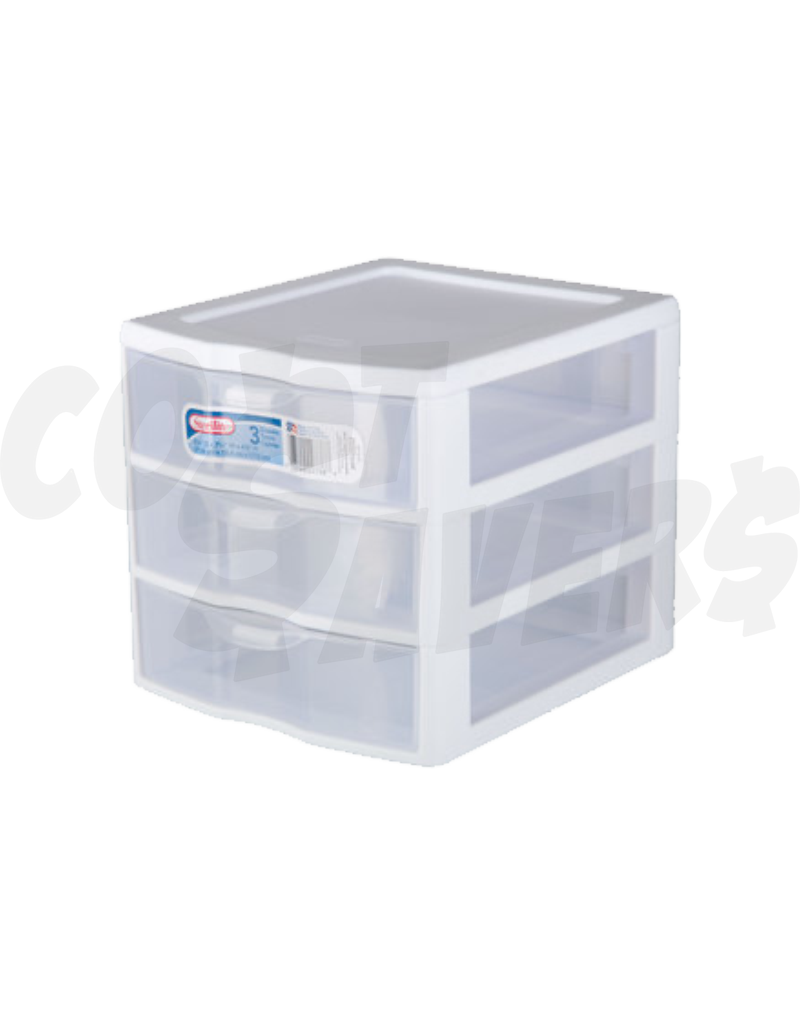 Sterilite Mini 3 Drawer Organizer - Cost Savers