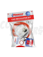 Ramco Gas Regulator Kit (6ft Hose, 2 Clips & Gas Head) - Cost Savers
