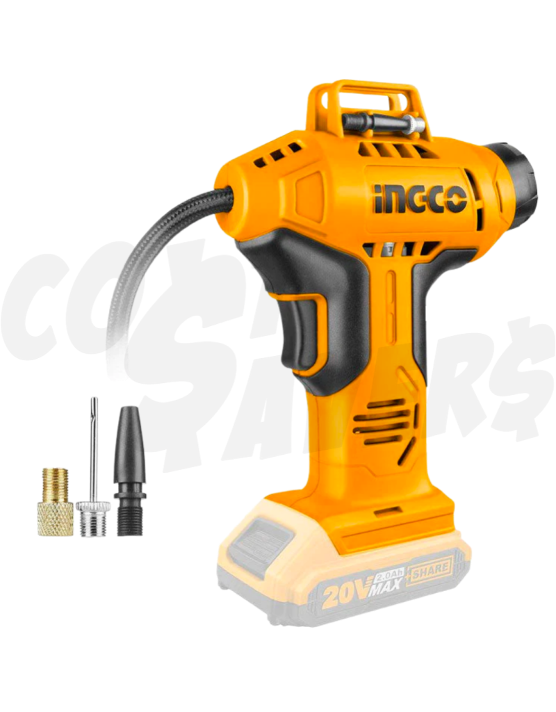 Ingco Lithium-Ion Auto Air Compressor - Cost Savers