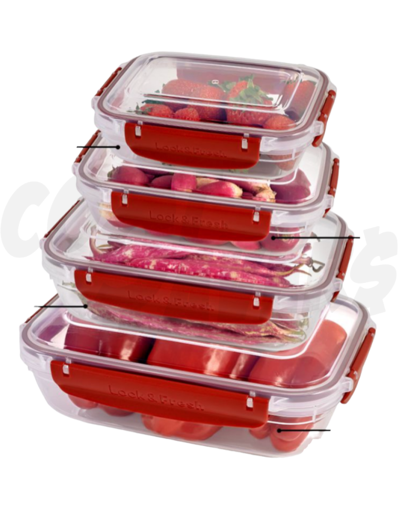 Dunya 3pcs Master Silicone Seal Container Set - Cost Savers