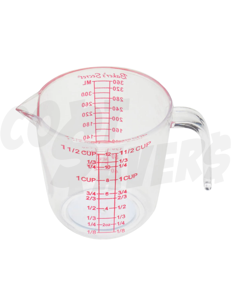 Baker's Secret 360ml Measuring Cup (Plastic) - Cost Savers