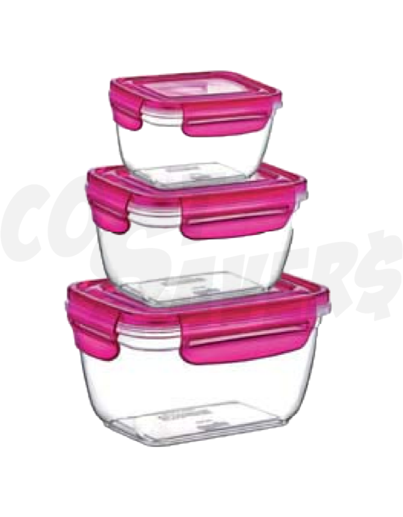 Dunya 3pcs Silicone Seal Container Set - Cost Savers