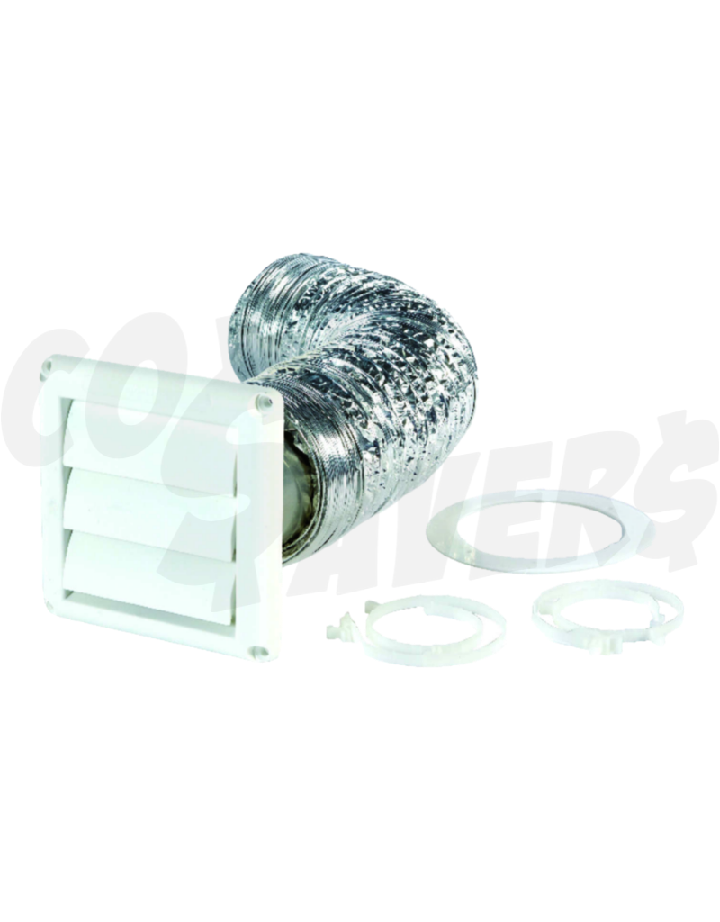 ACE Multi-Purpose Vent Kit Outdoor 4" x 8' (Brown) - Cost Savers