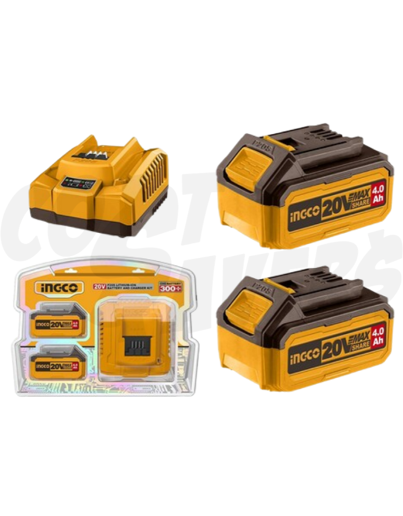 Ingco Lithium Battery Charger Kit Combo (2) 4AMP - Cost Savers