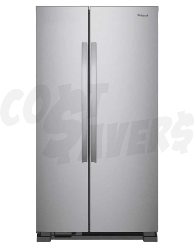 Whirlpool 25 Cu.Ft SXS S/Steel Refrigerator - Cost Savers