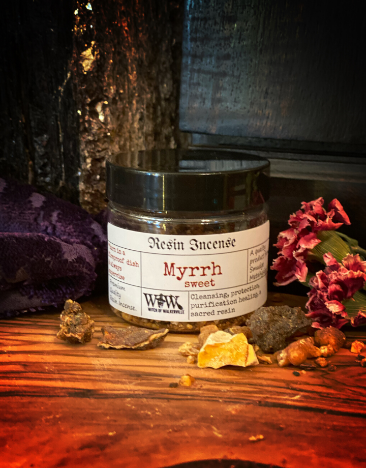 Sweet Myrrh Resin Incense - Smudge Metaphysical