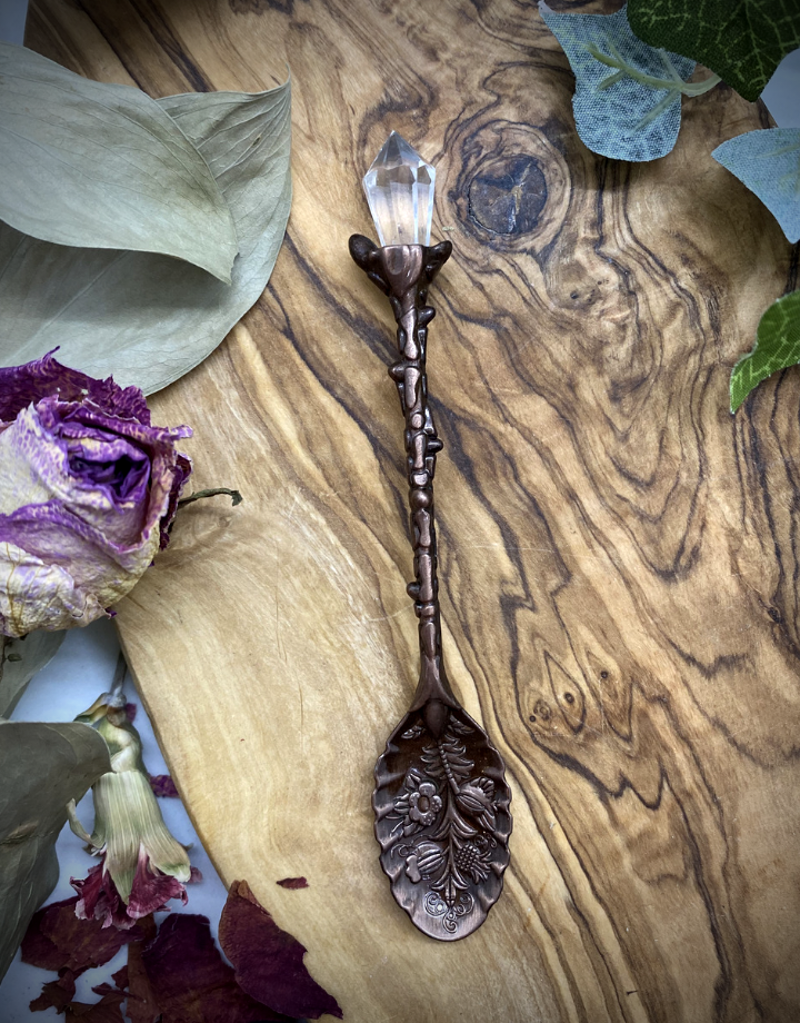 Crystal Witches Tea Spoon Collectibles Figurines & Knick Knacks etna.com.pe