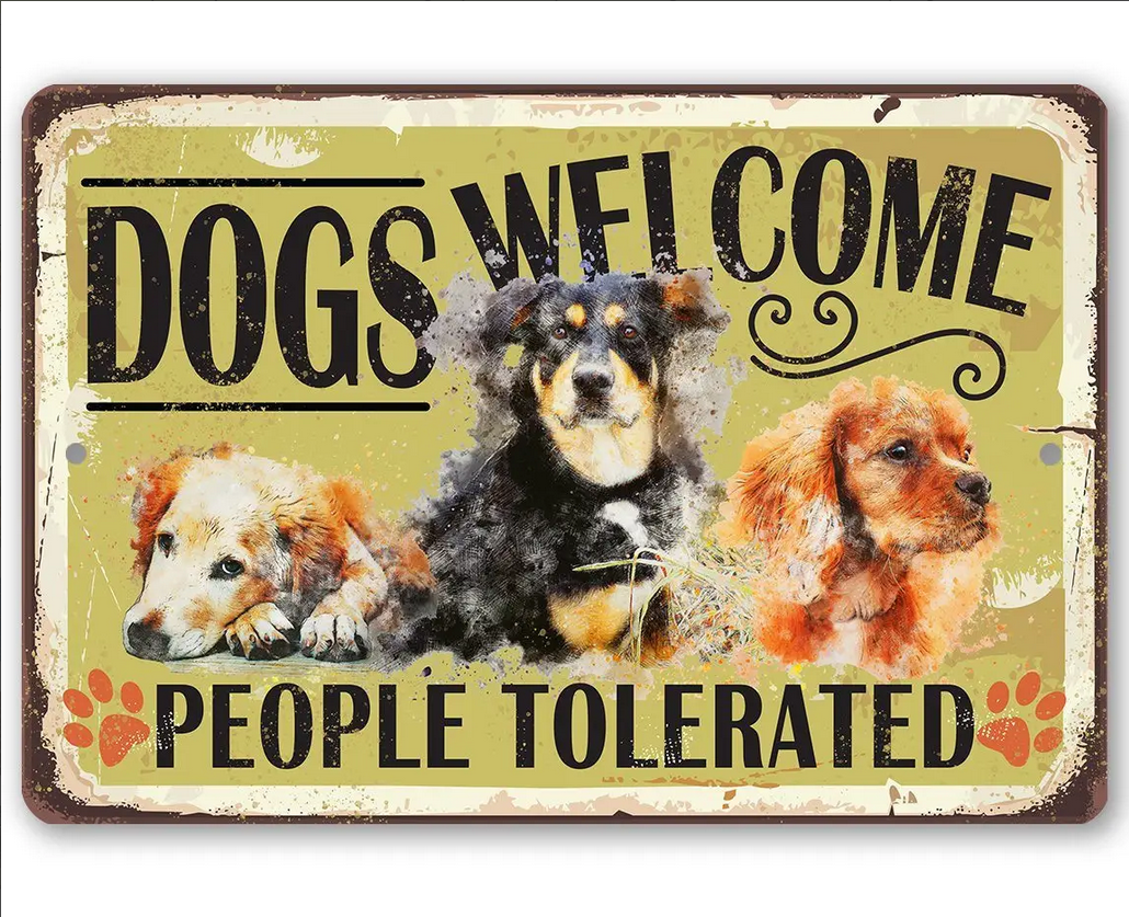 Lone Star Art Metal Signs/Dogs - Beyond the Barn