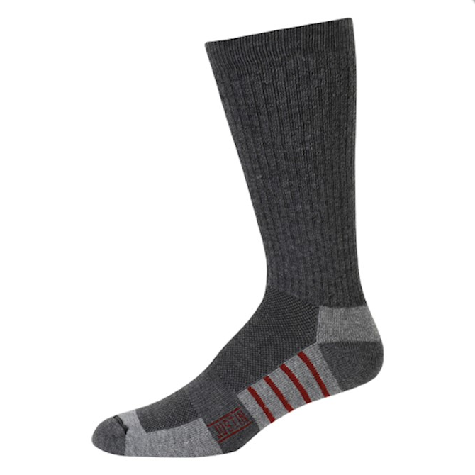 Justin Mens Just Dry Technical OTC Sock - Grey - Beyond the Barn