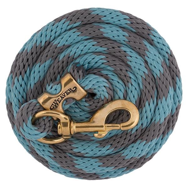 Weaver Poly Lead Rope Striped Pattern - Beyond the Barn