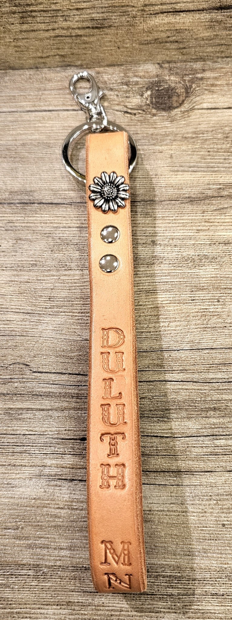 Leather Minnesota Key Loop Assort. BTB - Beyond the Barn