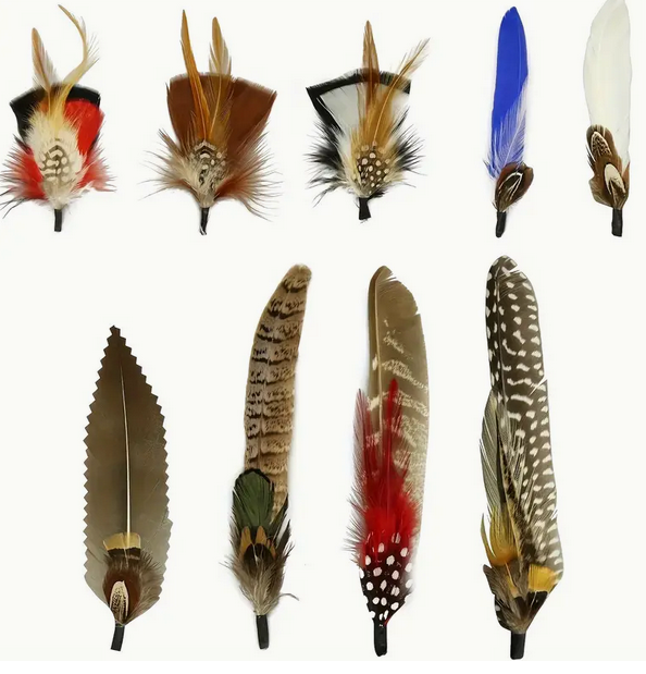 Wrapped Hat Feather Arrangement - Assorted Color - Beyond the Barn