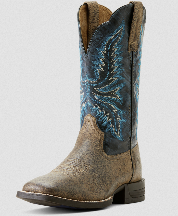 Mens Brush Creek Cowboy Boot - Stone - Beyond the Barn