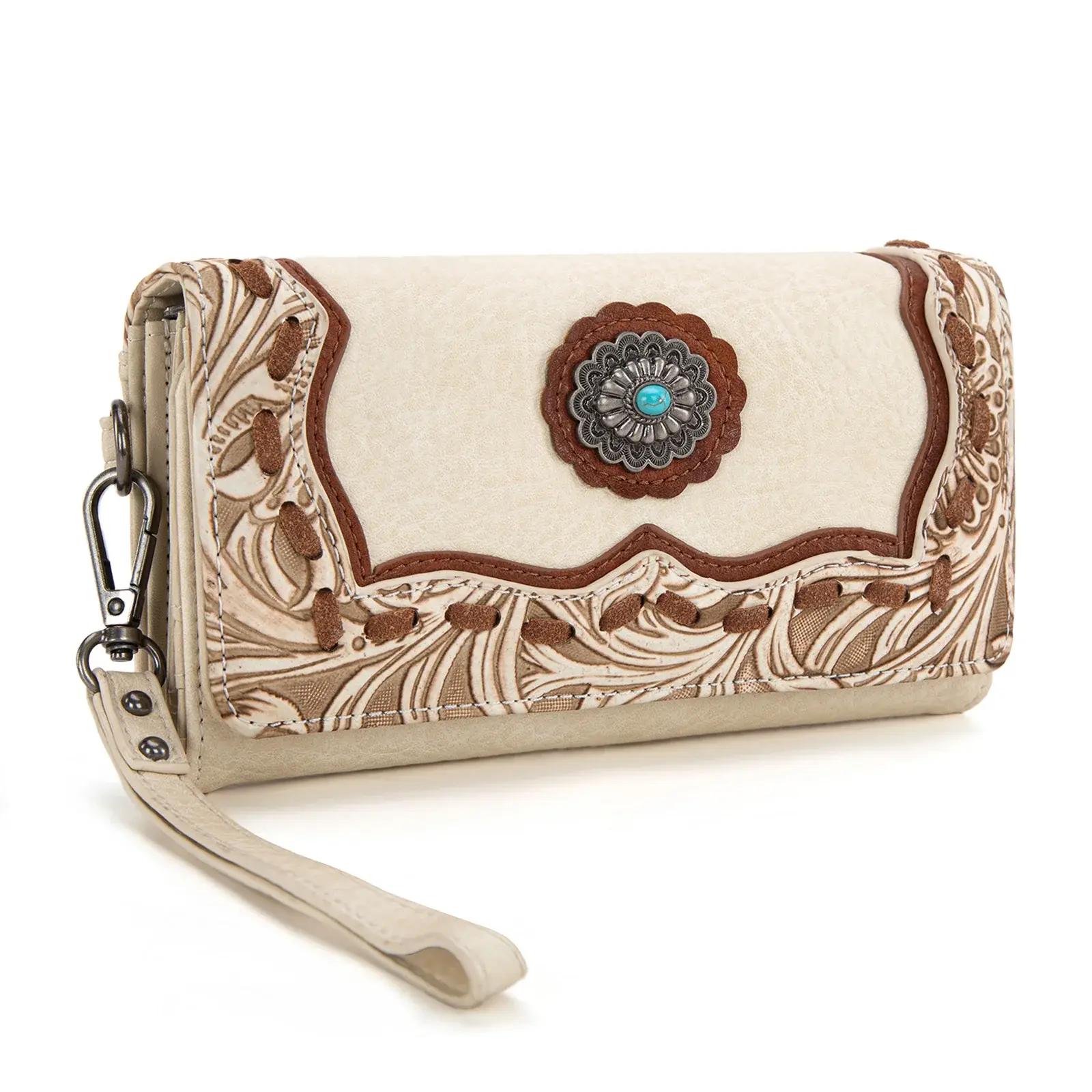 Montana West Trinity Ranch Concho Collection Wallet - Beyond the Barn