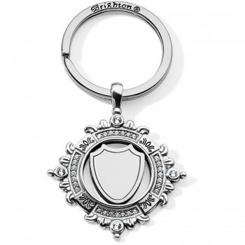 Brighton Royale Crest Key Fob - Rhinestone Angel