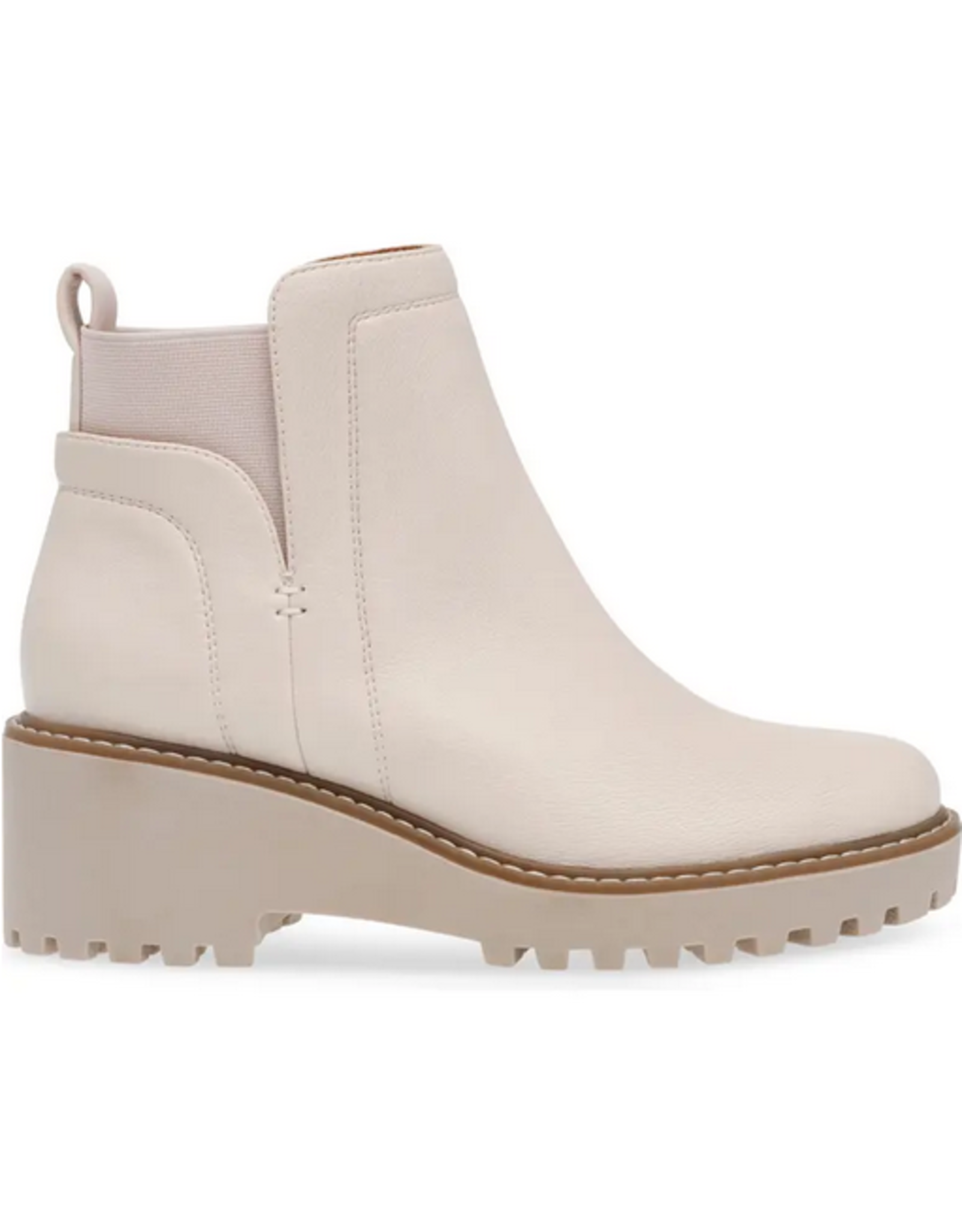 DV Rielle Ivory Wedge Boot - Rhinestone Angel