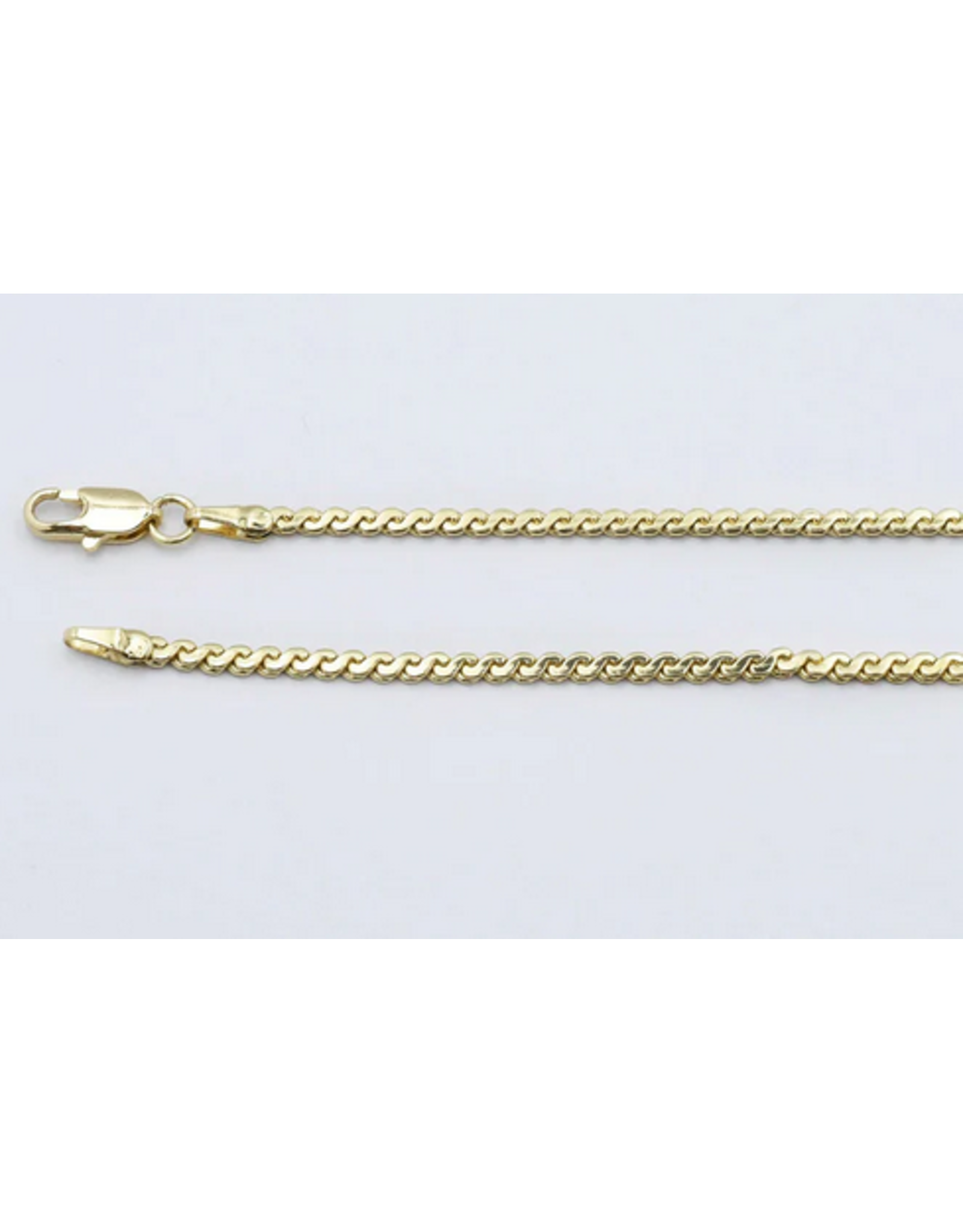 Treasure Jewels Curb Chain Gold - Rhinestone Angel