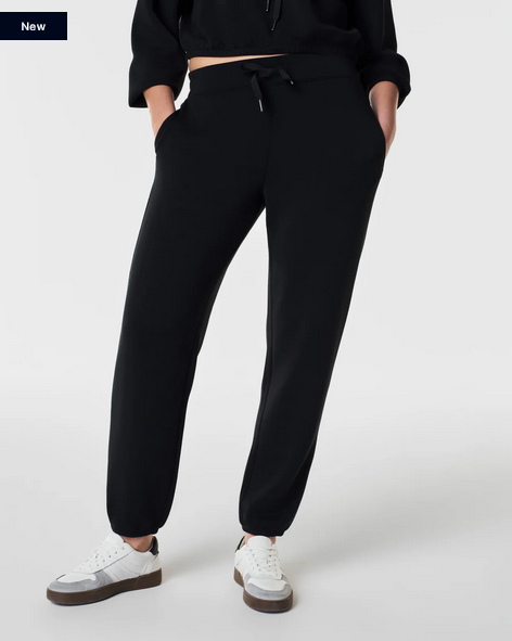 Spanx Air Essentials Jogger Very Black - Rhinestone Angel