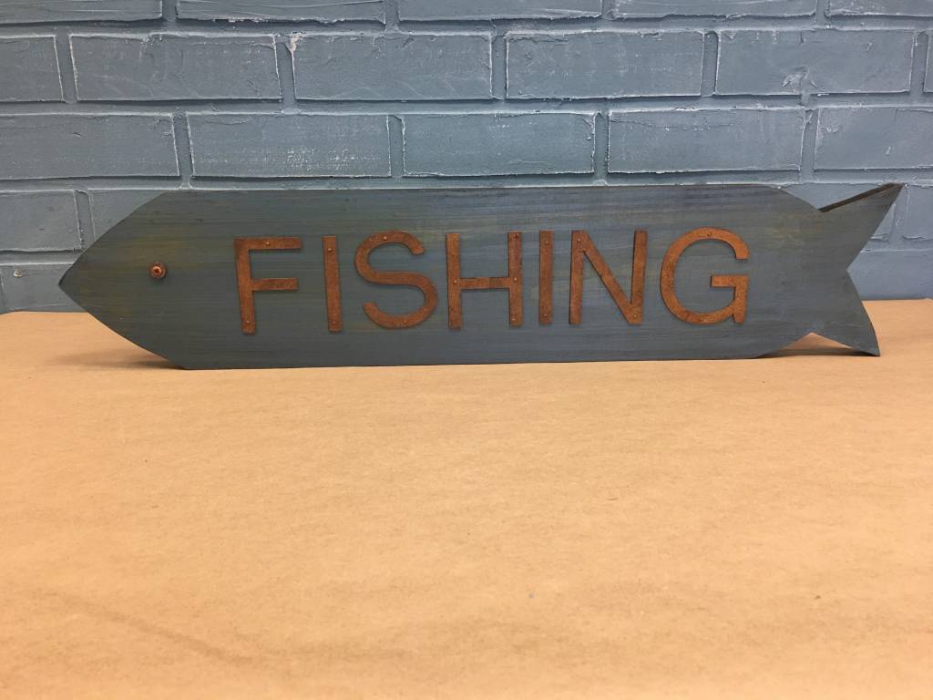 Fishing Sign - Heirloom Home