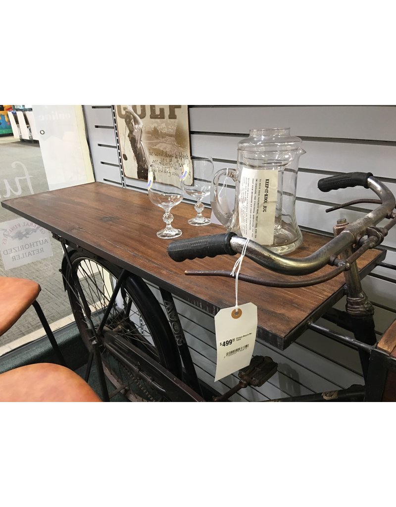 Vintage Bicycle Bar Table - Heirloom Home