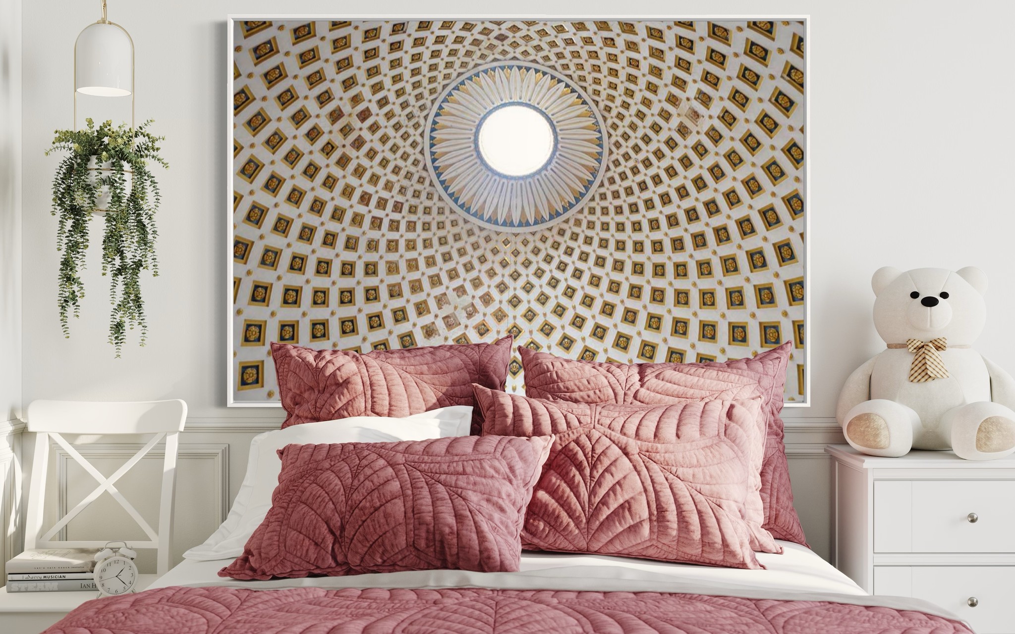Converging Dome Metal Print with Frame - Architectural Wall Art - The ...