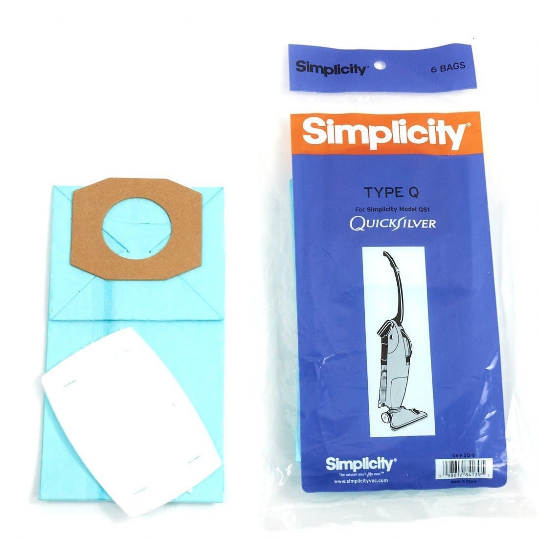 Riccar & Simplicity NLA Simplicity Paper Bags - Type Q (6 Pack ...