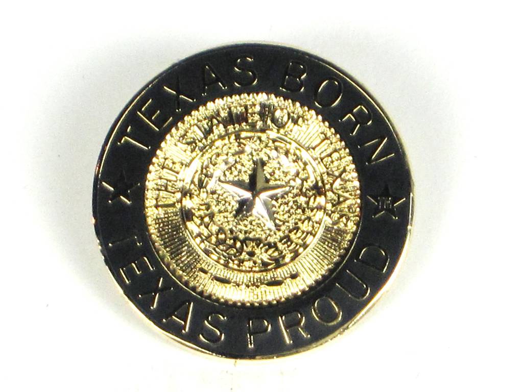 Lapel Pin - Texas Born Gold - Lone Star Legacies