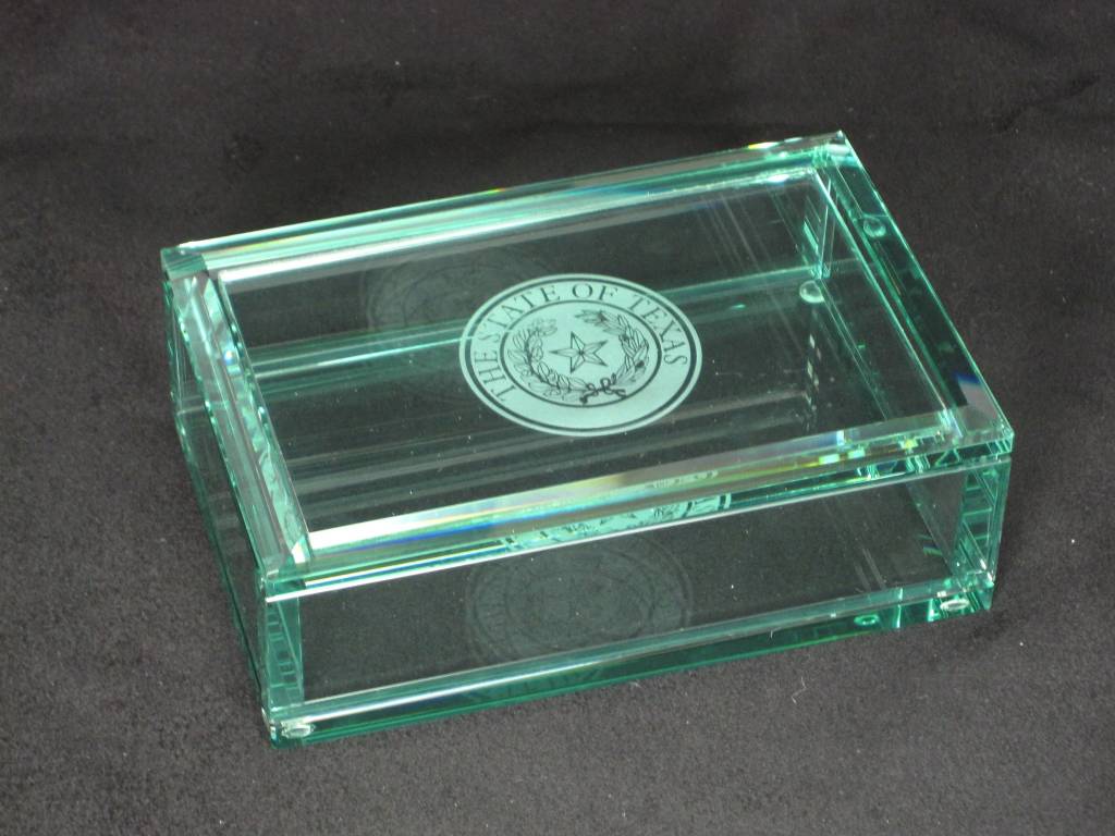 Rectangle Box - Jade Glass - 4x6 - Lone Star Legacies