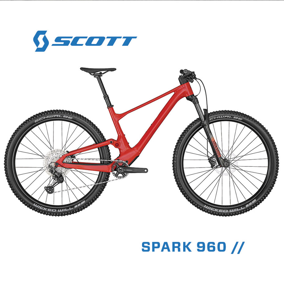 SPARK 960 RED - Westside Ski Bike Board