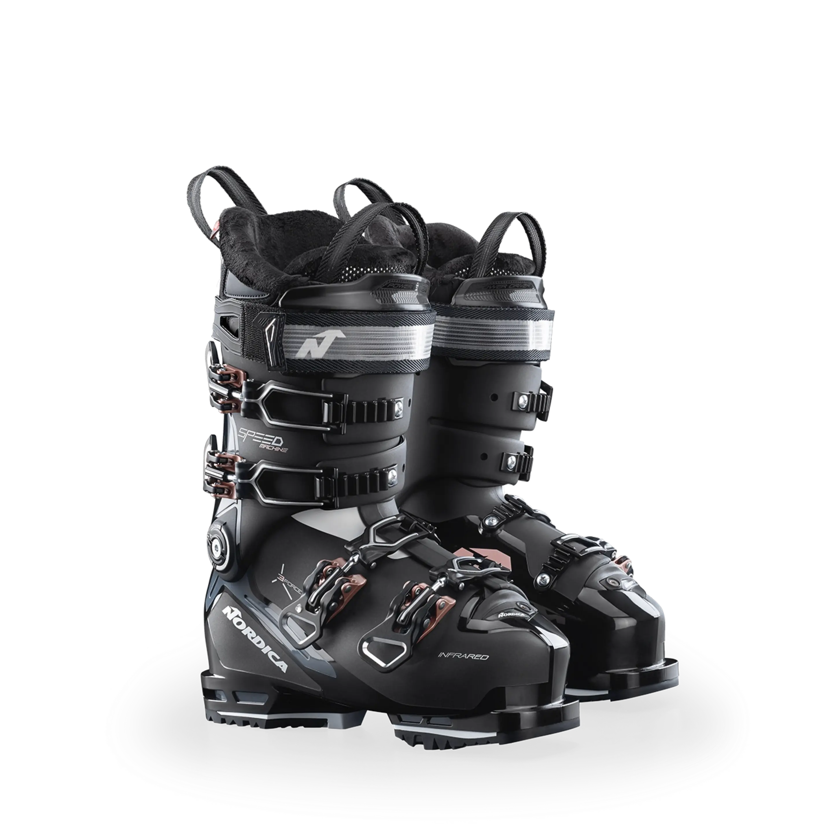 SPEEDMACHINE 3 115 W BLACK/PINK 2024 - Westside Ski Bike Board