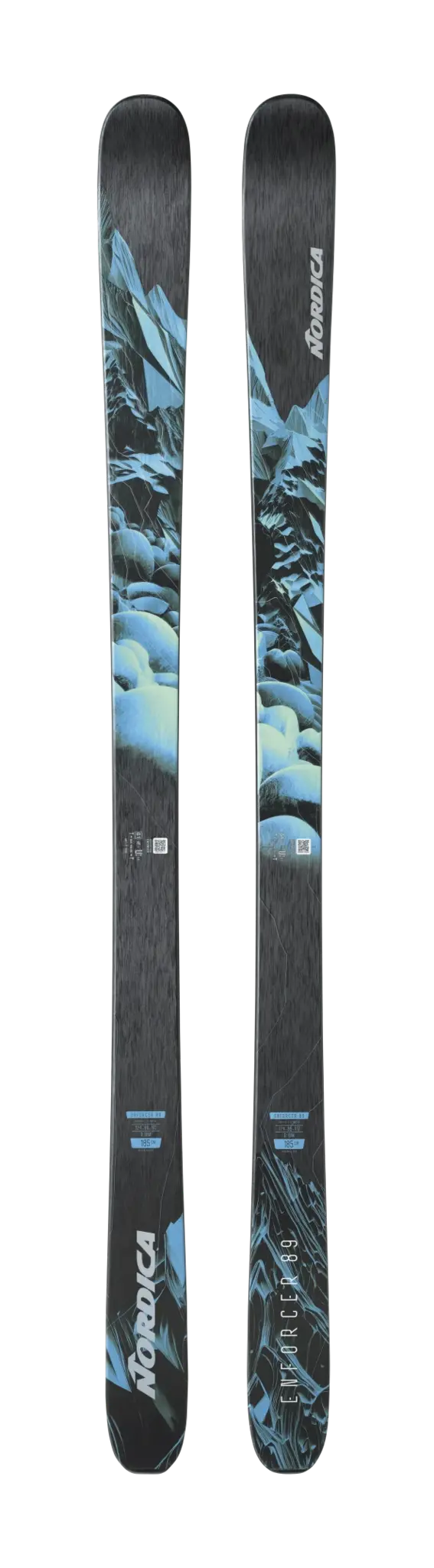 ENFORCER 89 BLACK / BLUE / LIME 2025 SKIS - Westside Ski Bike Board
