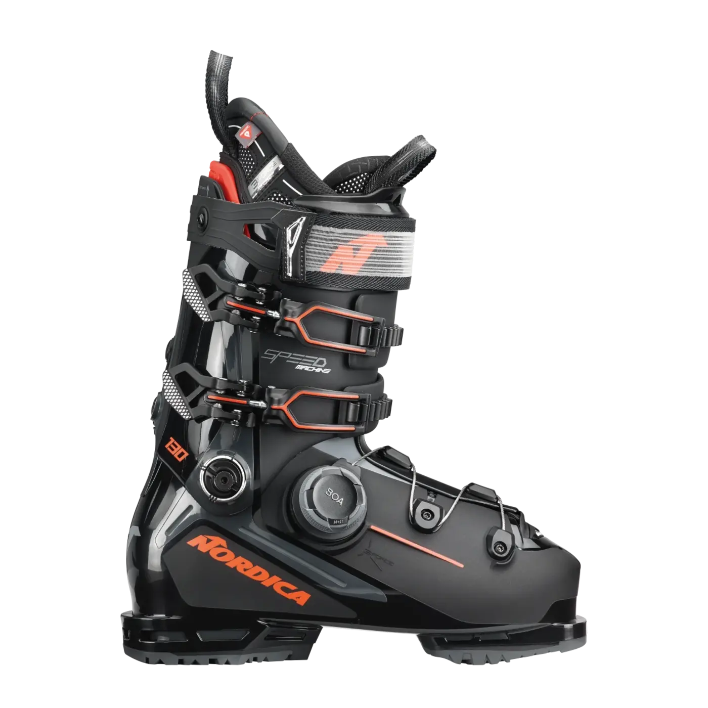 SPEEDMACHINE 3 BOA 130 BLK-ANTH-RED 2025 Ski Boots - Westside Ski Bike Board