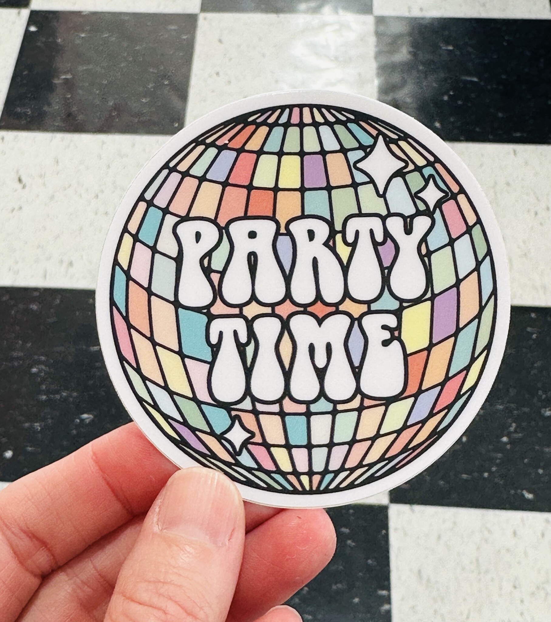 Party Time Sticker - Attic Salt Boutique